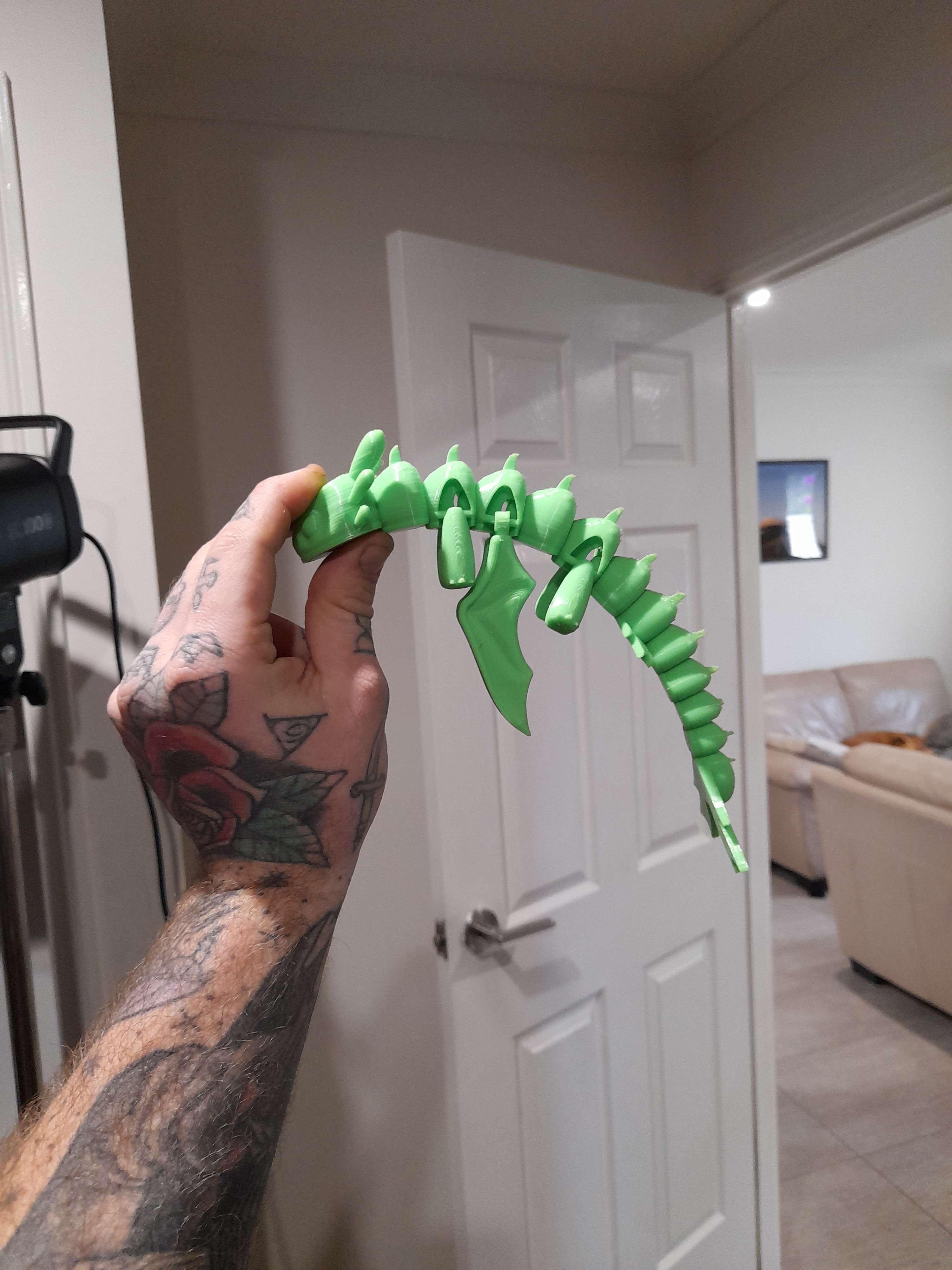 Articulating Toothless Toy by Isak Jetbean | Download free STL model ...