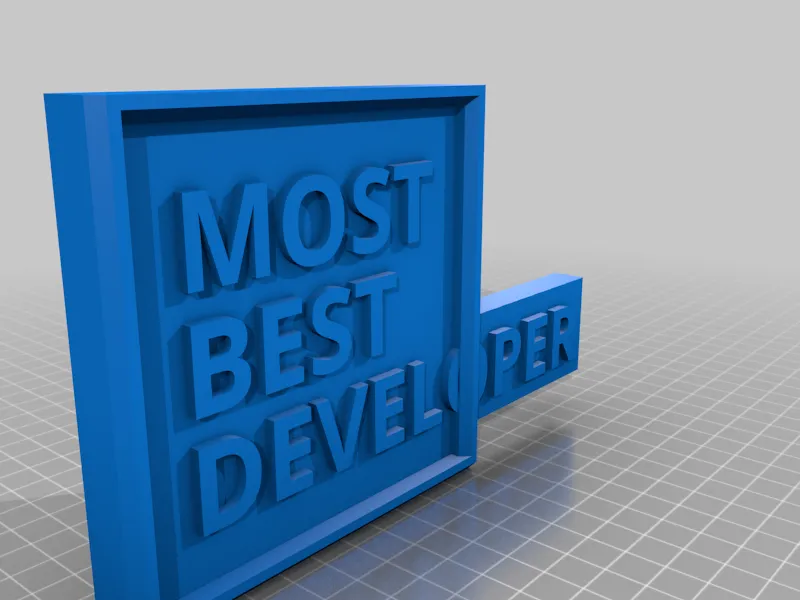 Most Best Developer by Tyler Maran | Download free STL model ...