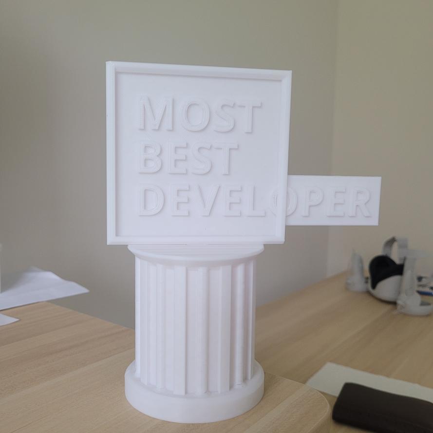 Most Best Developer by Tyler Maran | Download free STL model ...