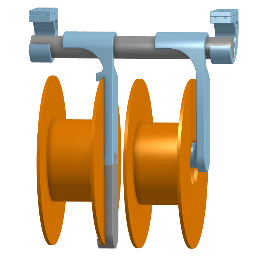 Filament Hanger for Wire Shelves (and vacuum bagged spools) by menerso ...