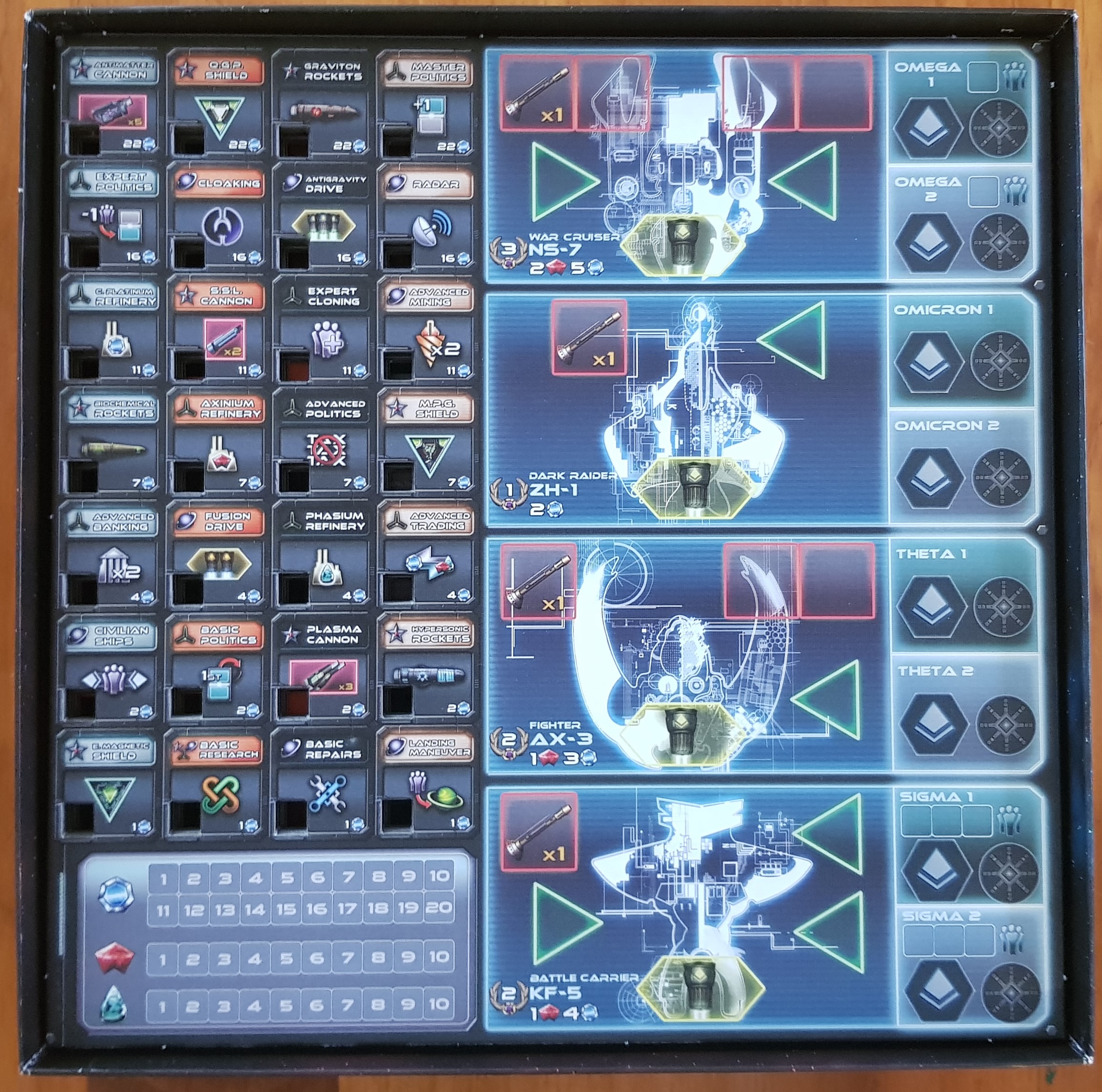 Exodus Event Horizon Box Inserts von WormPie | Kostenloses STL-Modell ...