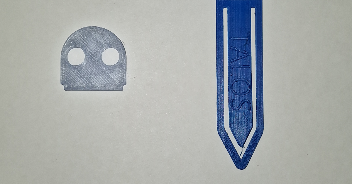 Basic Bookmark - Easily Customizable by talos | Download free STL model ...