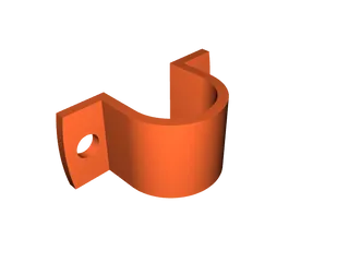 20mm conduit pipe wall clamp by DownTheShed | Download free STL model ...