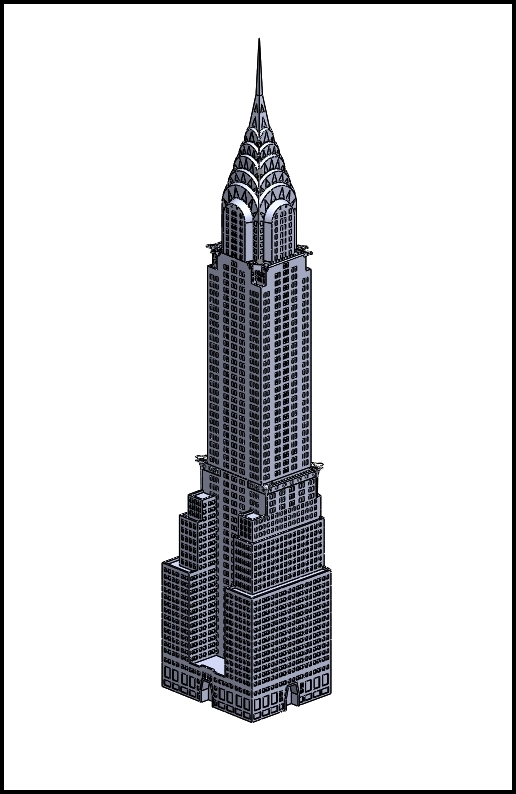 Another Chrysler Building von Dr. Skycat | Kostenloses STL-Modell ...
