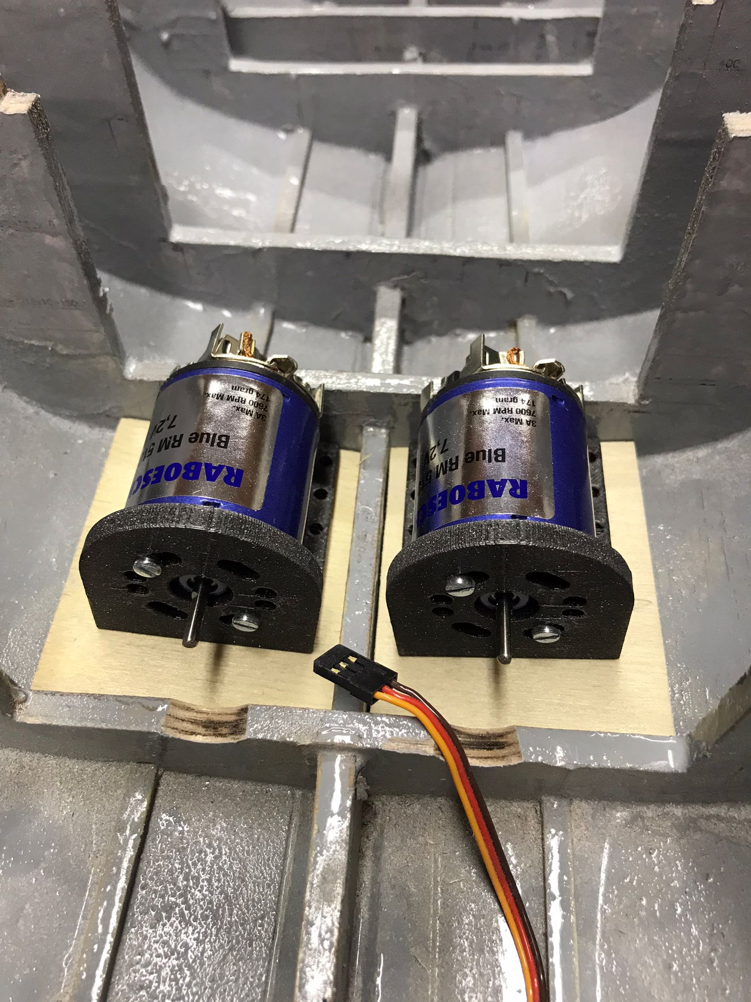Bracket for electric motor: RM-500 series, RM510 TRQ brushed motor by ...
