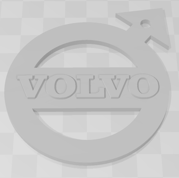 volvo logo keychain by Gaming- King | Download free STL model ...