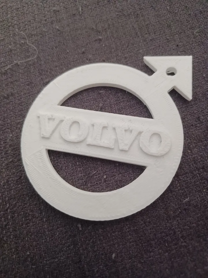 volvo logo keychain by Gaming- King | Download free STL model ...