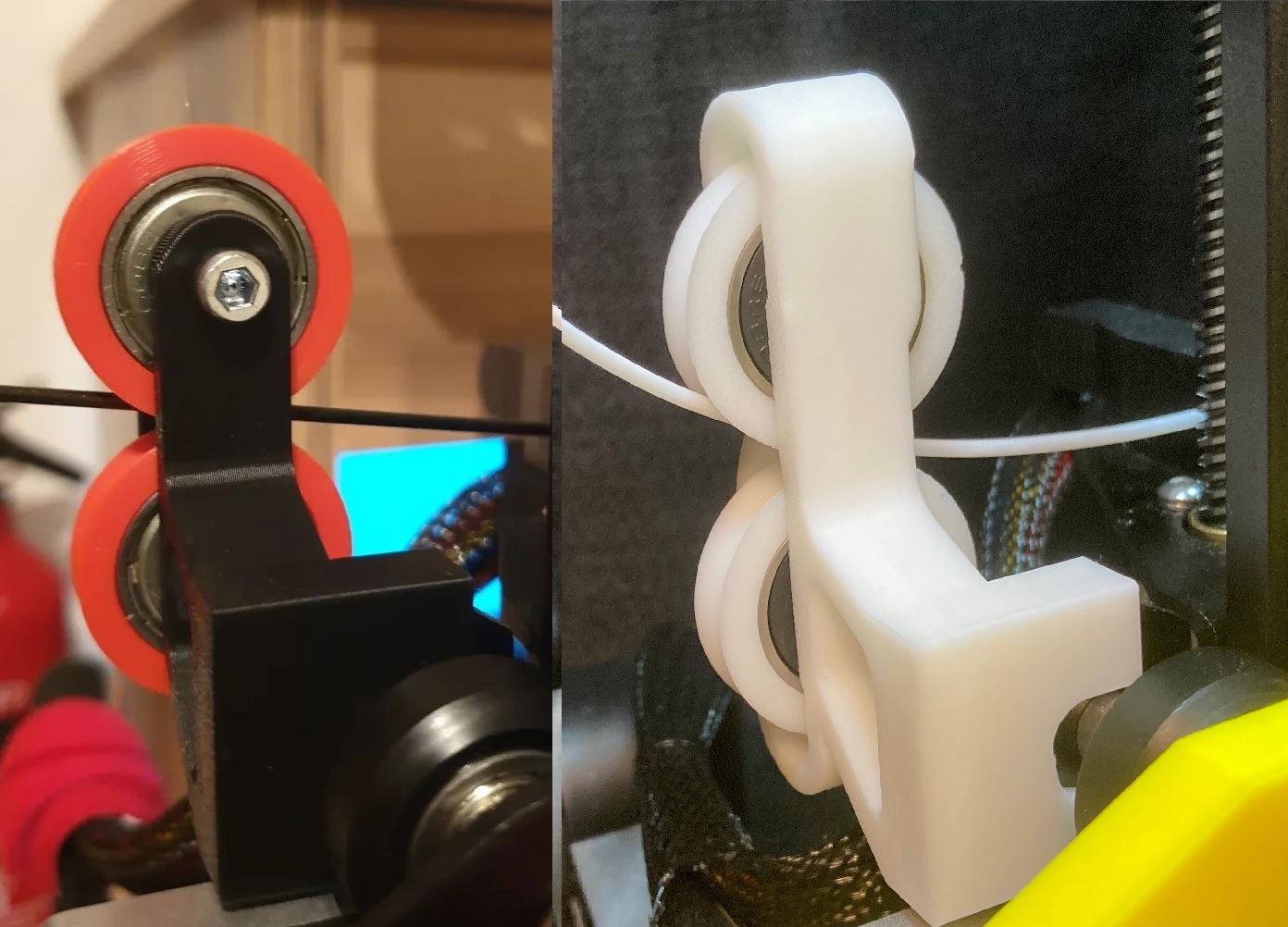 Ender 2 Pro Filament Guide - Dual Roller by TJL | Download free STL ...