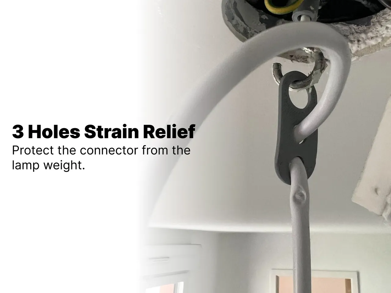 3 Holes Strain Relief by HumanDotGg | Download free STL model ...