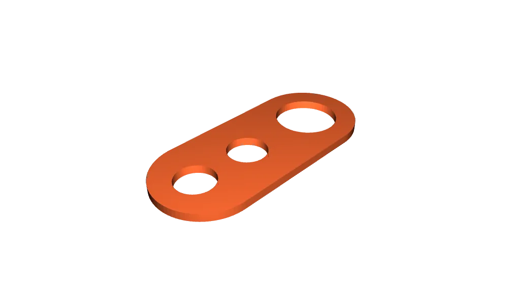 3 Holes Strain Relief by HumanDotGg | Download free STL model ...