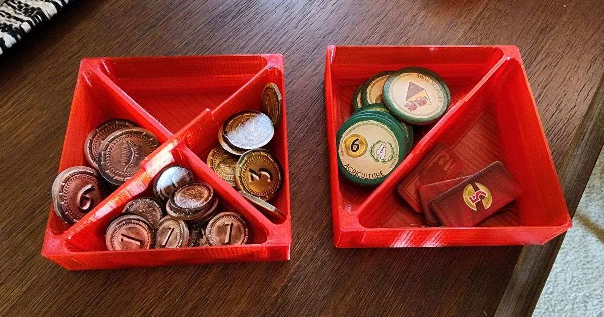 Stackable Universal Token Organizer by wolffaayyy | Download free STL ...