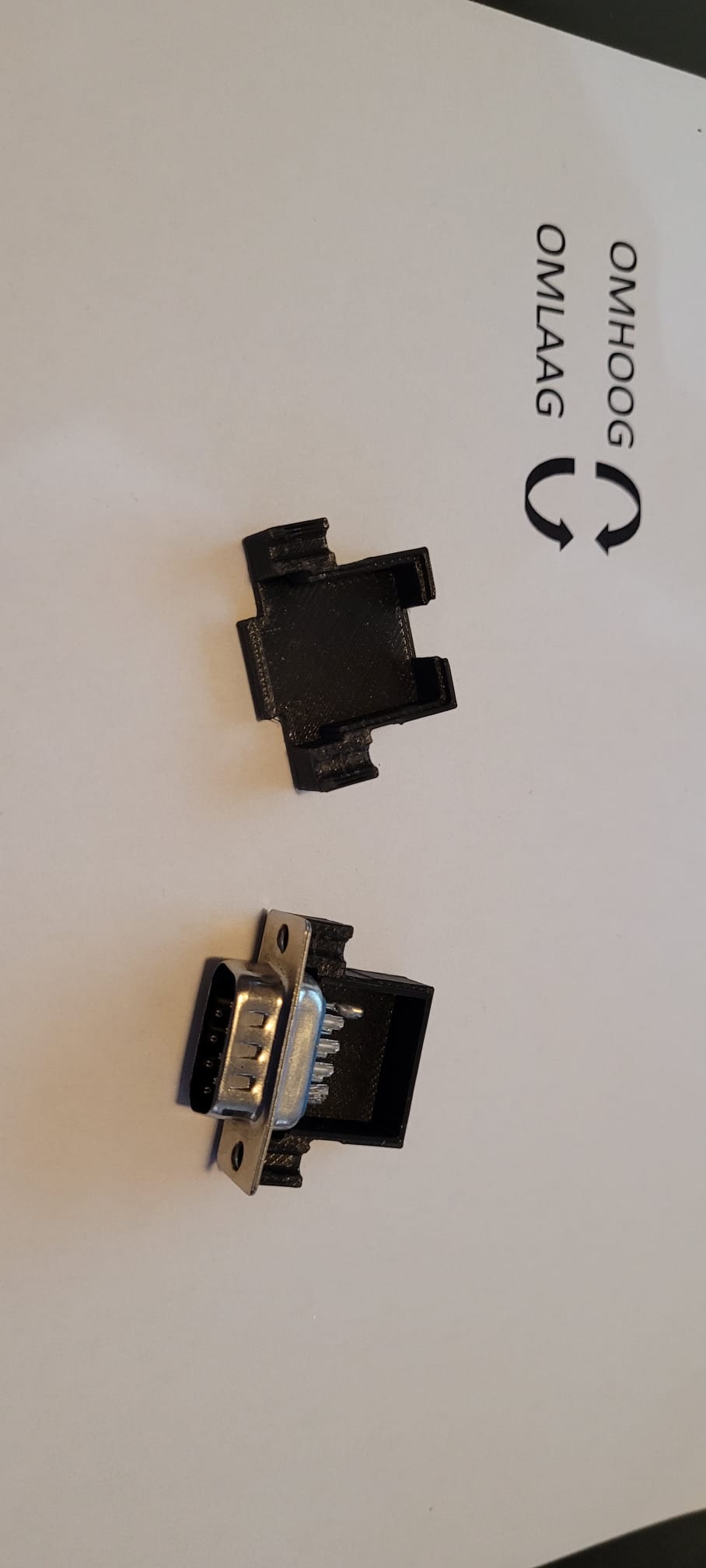 RS232 connector short version by 3dprintinganddesign | Download free ...
