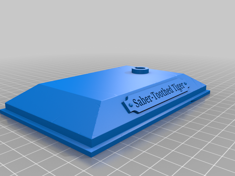 Saber-Toothed Cat Skull alt Base like T-Rex by Eric B. Smith | Download ...