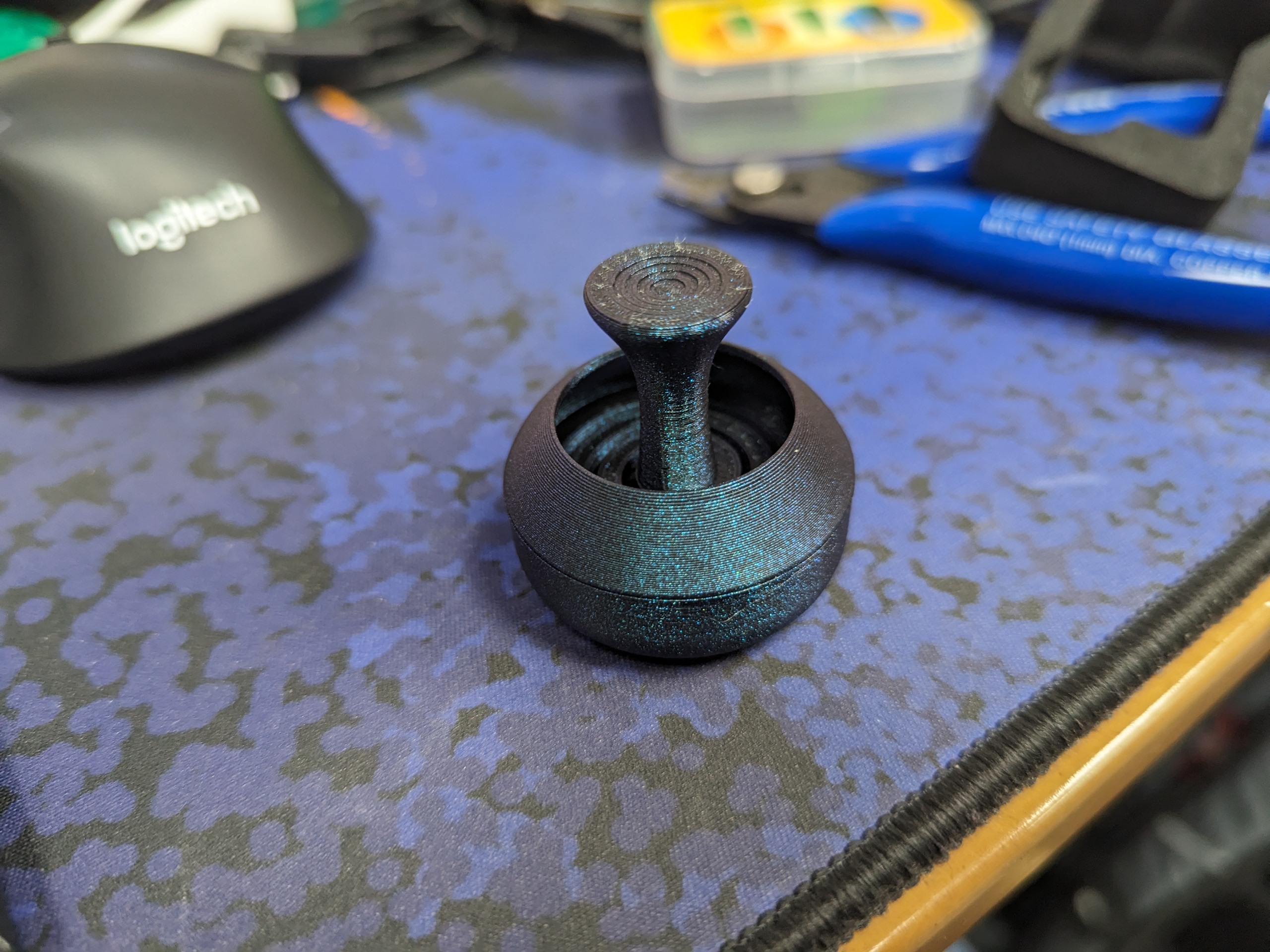 Clicky Joystick Fidget by Collingall | Download free STL model ...