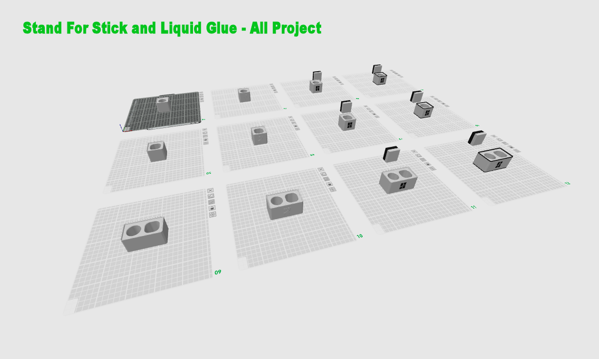 Bambu Lab - Stand For Stick and Liquid Glue - Three Versions by STORM ...