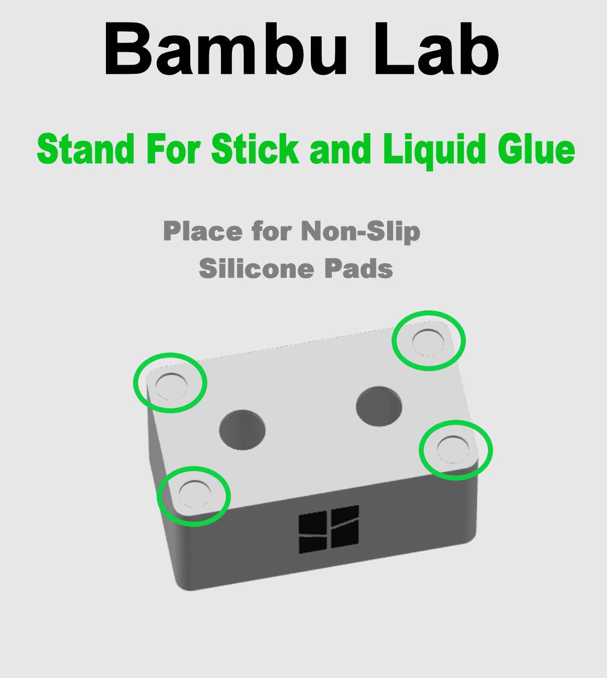 Bambu Lab - Stand For Stick and Liquid Glue - Three Versions by STORM ...