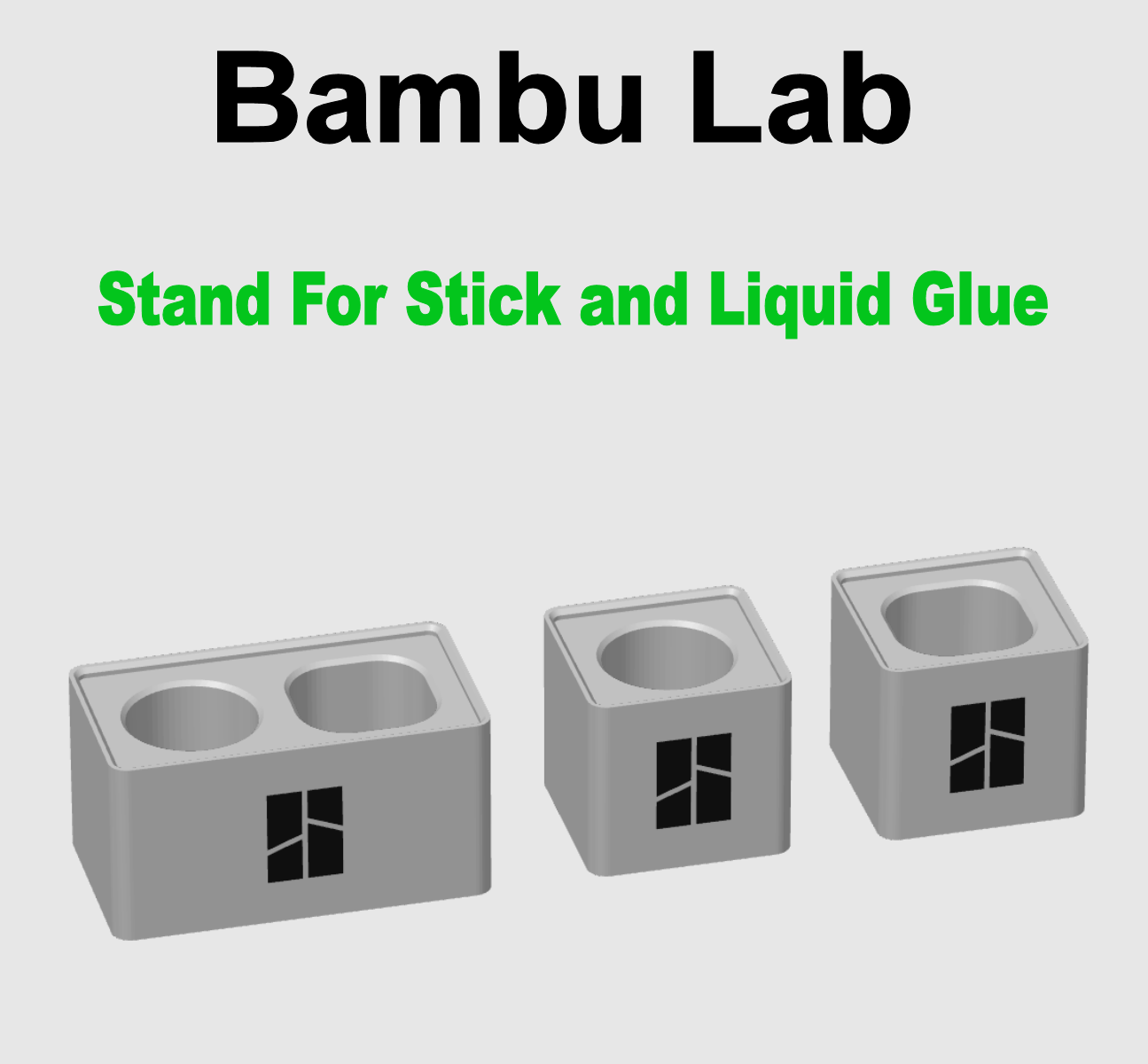 Bambu Lab - Stand For Stick and Liquid Glue - Three Versions by STORM ...