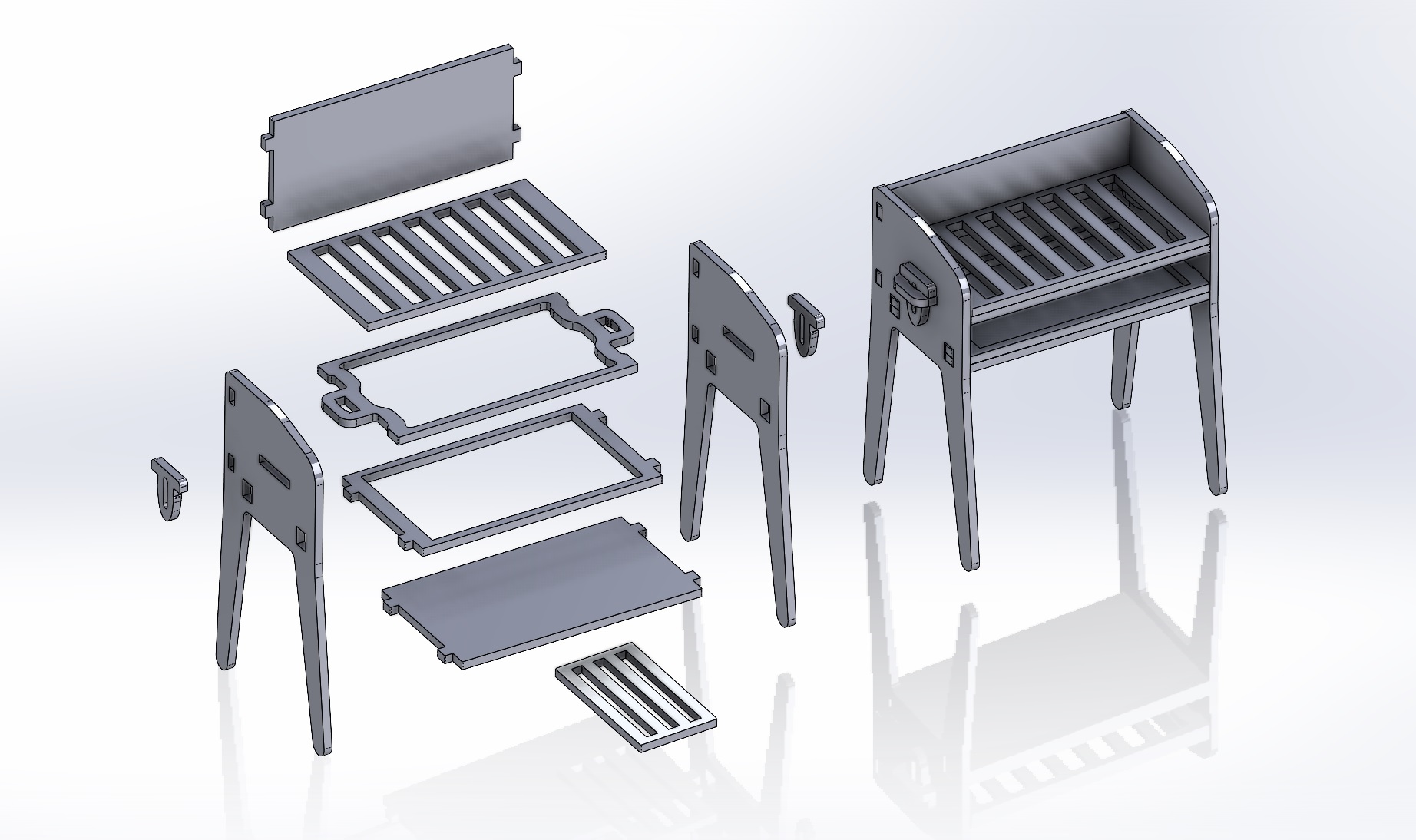 Grill Kit Card by dmc | Download free STL model | Printables.com