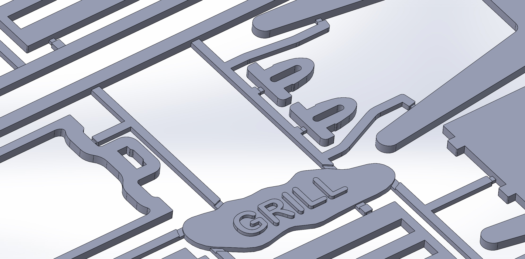 Grill Kit Card by dmc | Download free STL model | Printables.com