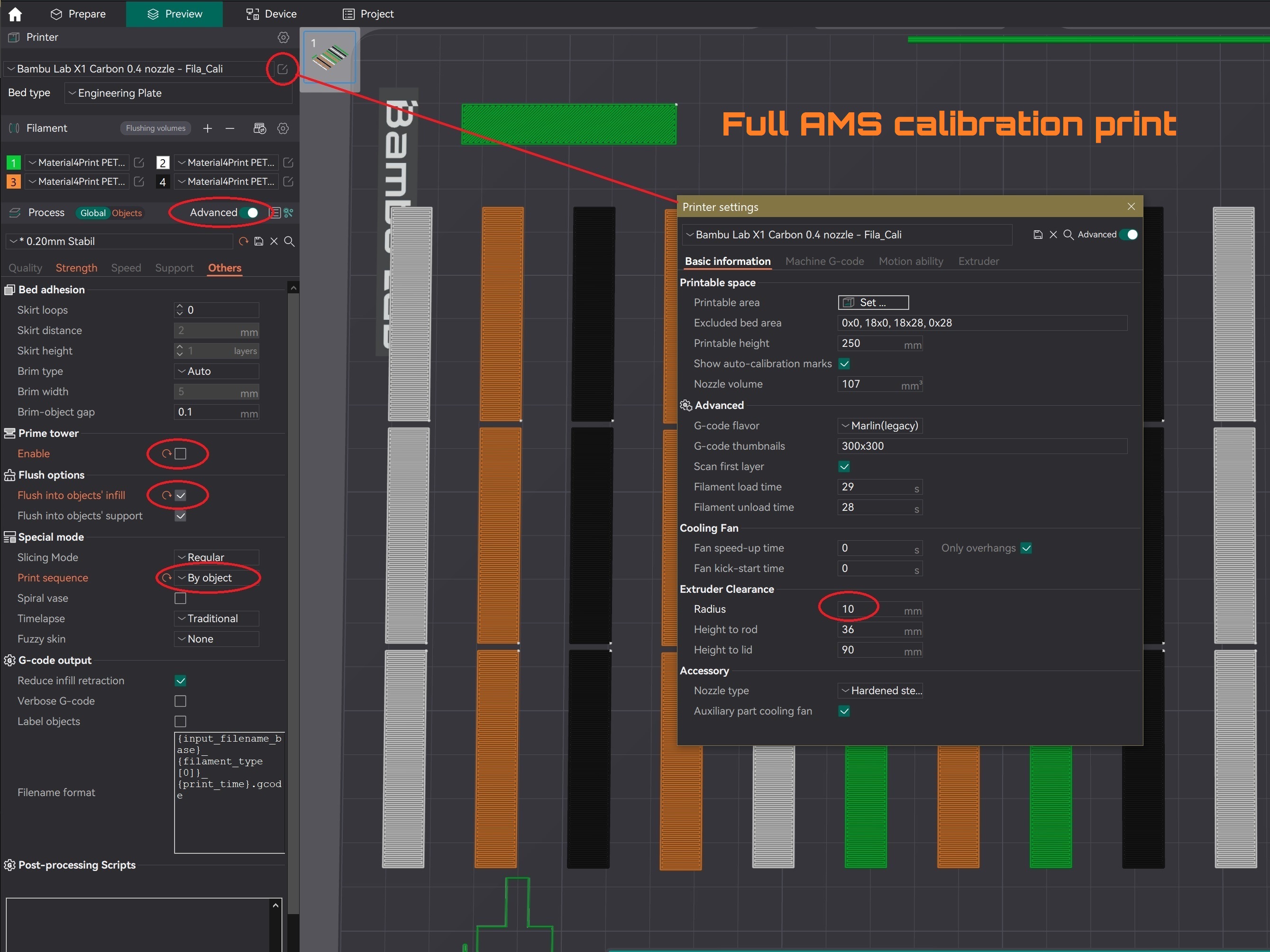 Bambu Lab AMS Calibration - V1 and new Gcode by AMT | Download free STL ...