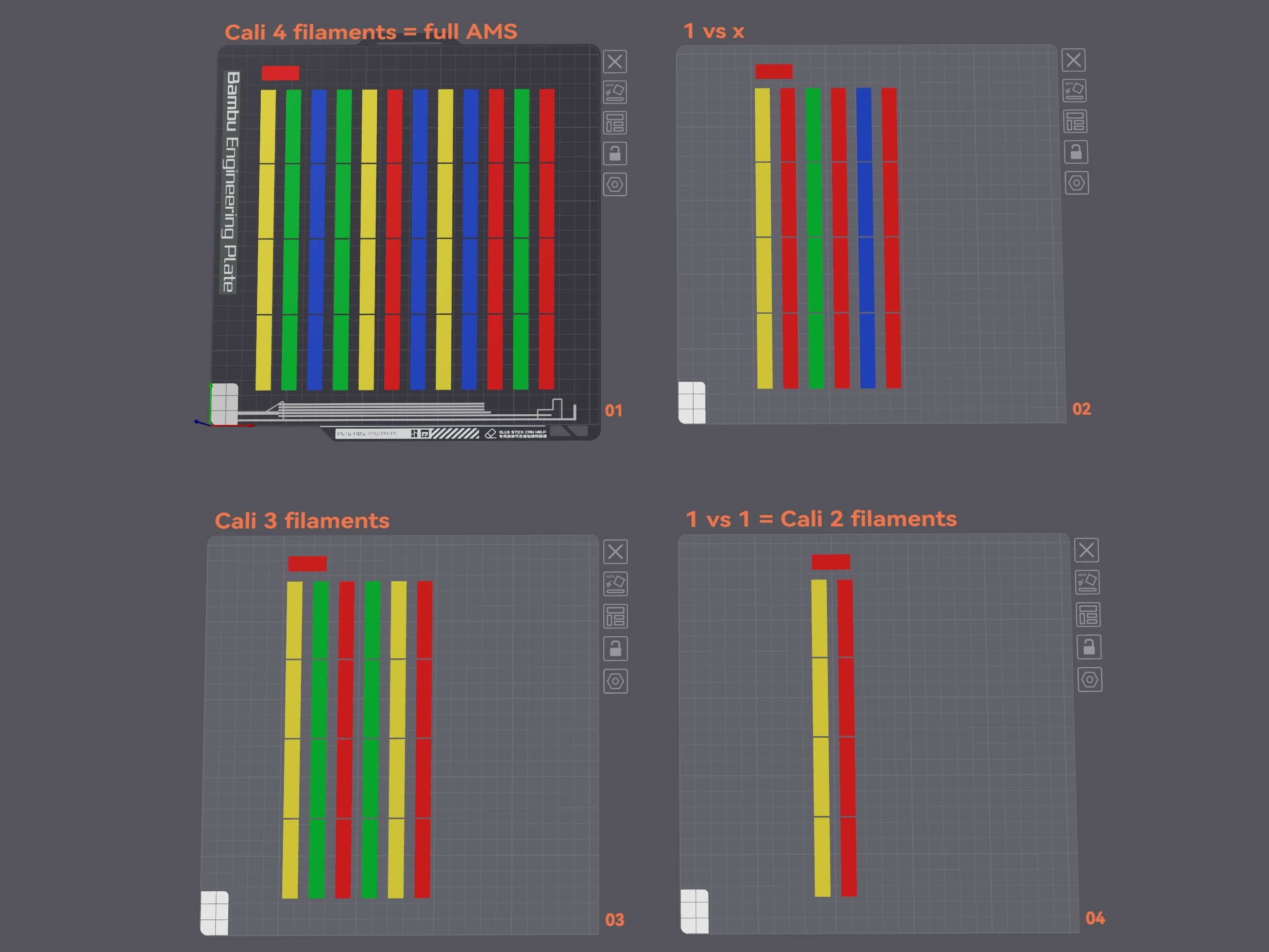 Bambu Lab AMS Calibration - V1 and new Gcode by AMT | Download free STL ...