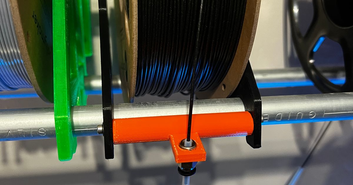 Filament Guide for RepKord Rack Stand by Joe3D | Download free STL ...