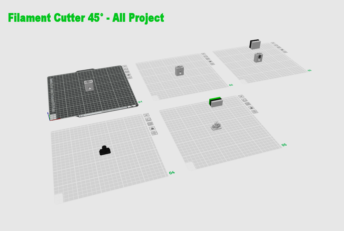 Bambu Lab Filament Cutter 45° von STORM DESIGN | Kostenloses STL-Modell ...