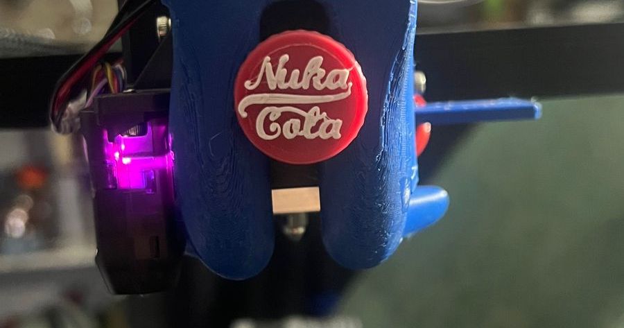 Nuka Cola spinner for Creality sprite extruder + Taurus cooling Duct ...