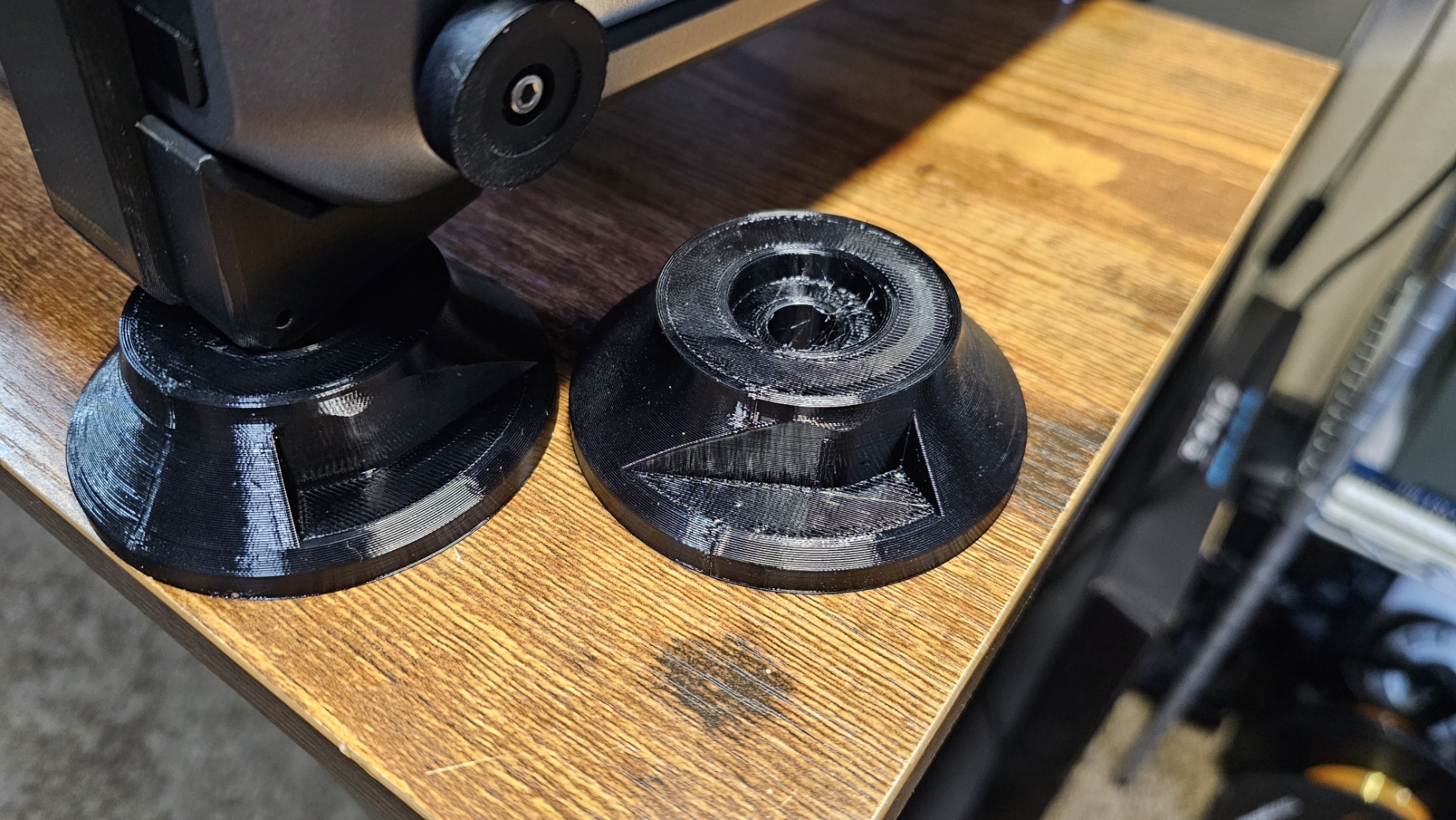 Creality K1 Larger Feet w Plate Holder Cutouts by DerrickDarrell ...