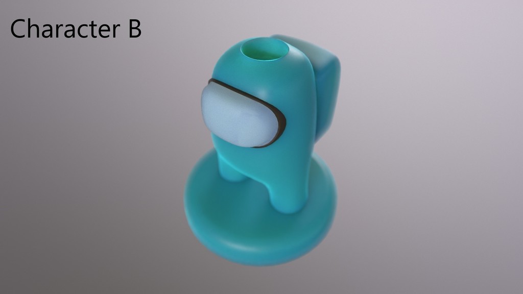 Among Us Mini - Customizable Character with Mandalorian Hat by ARt ...