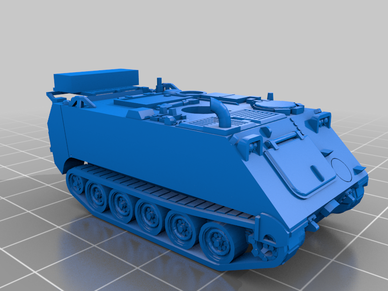1-100 Canadian TLAV M113A3 with Turret by bonzai000 | Download free STL ...