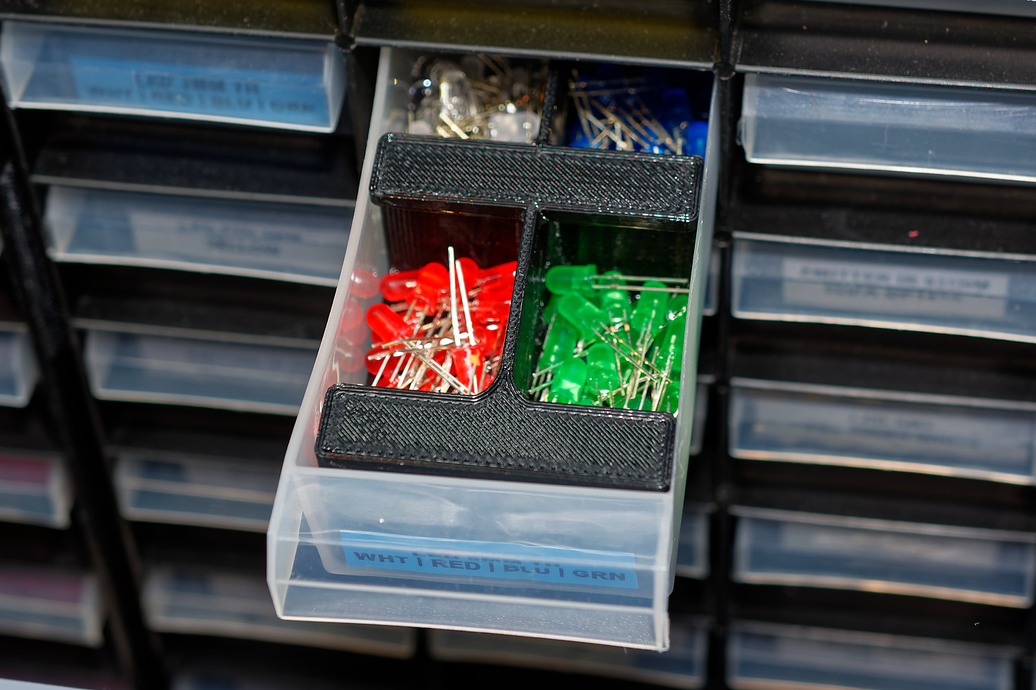 Quad Drawer Divider for Component/Parts Bins by Mark Harris | Download ...