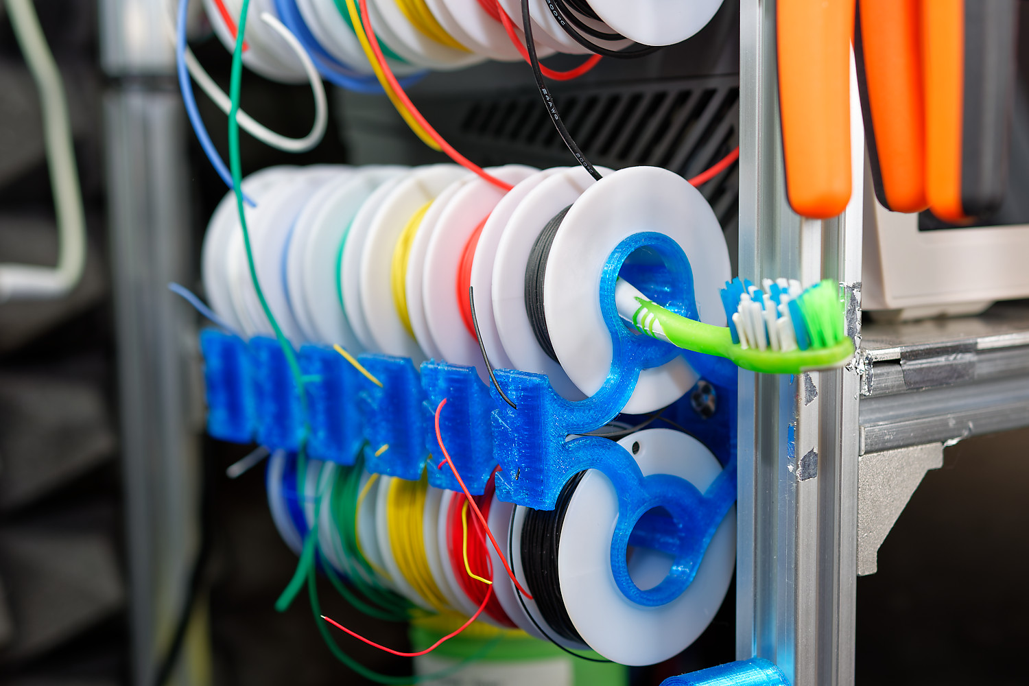 Wire spool rack for 55mm spool sets by Mark Harris | Download free STL ...