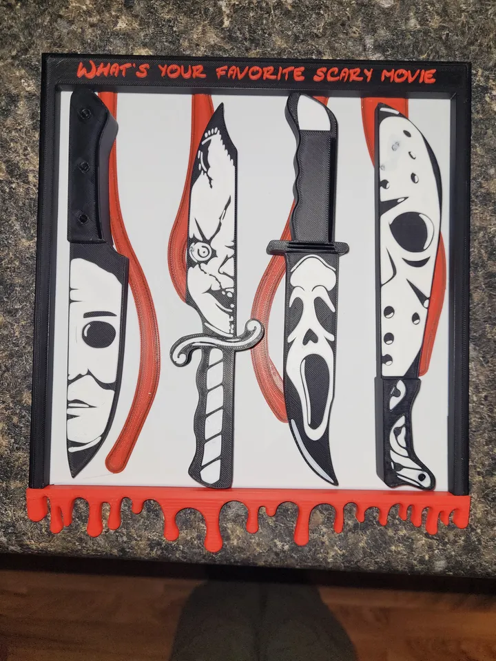 Assassins Knives Frame by Rolls17 | Download free STL model ...
