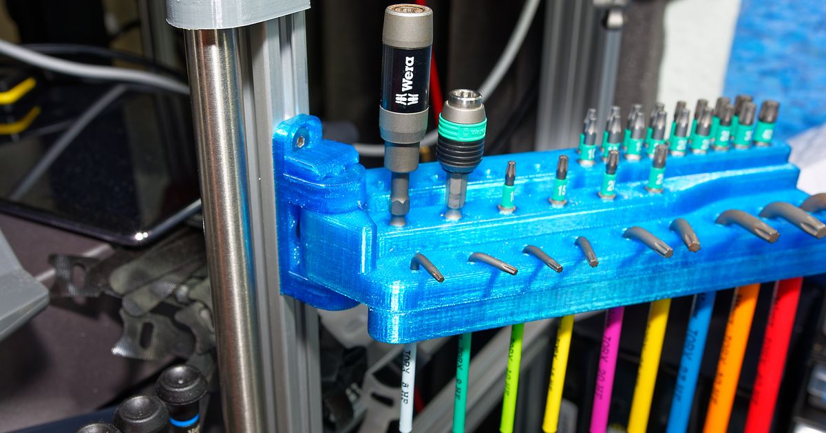 Swing Out Wera Torx Key Set Rack by Mark Harris | Download free STL ...
