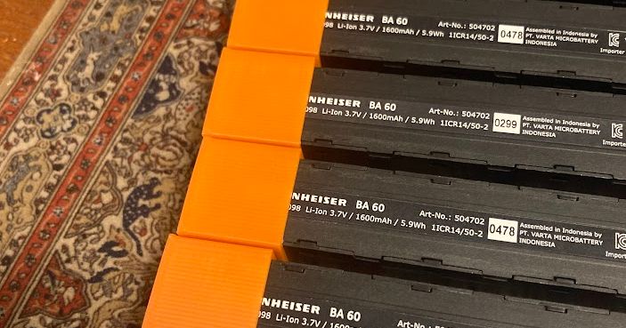 Sennheiser BA60 Battery Cap by bradnotbot | Download free STL model ...