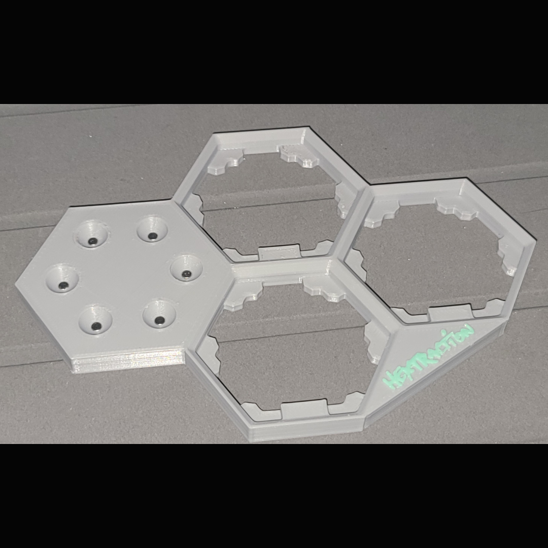 Hextraction Tile/Ball Holder by Luke Tillotson | Download free STL ...