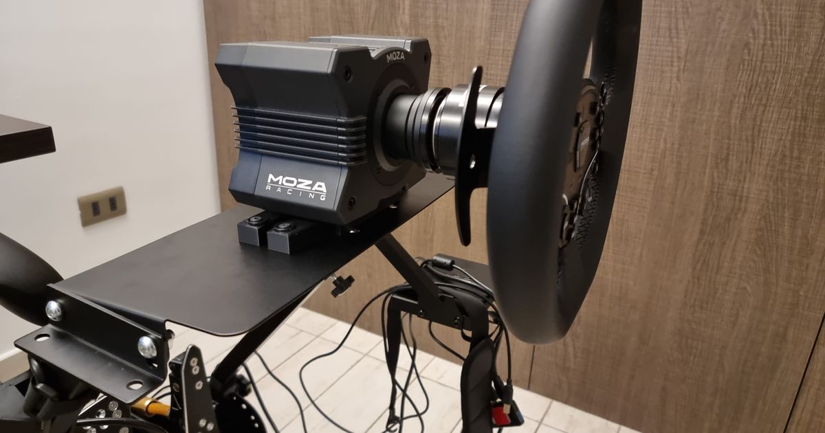 Moza R5 - Base adapter by Danioki | Download free STL model ...