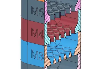 Quick Bolt Sorter - M2, M3, M4, M5 by BubsBuilds | Download free STL model | Printables.com