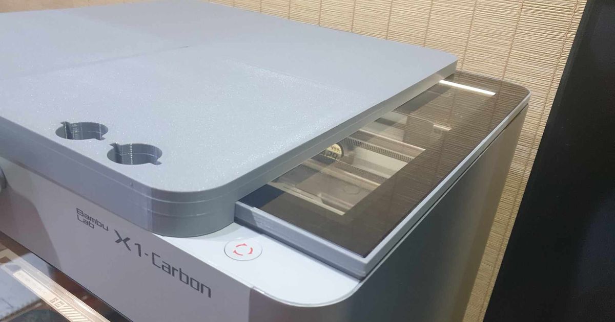 BambuLab X1 Carbon (Thermal & Noise insulation BOX) - Top Panel remix ...