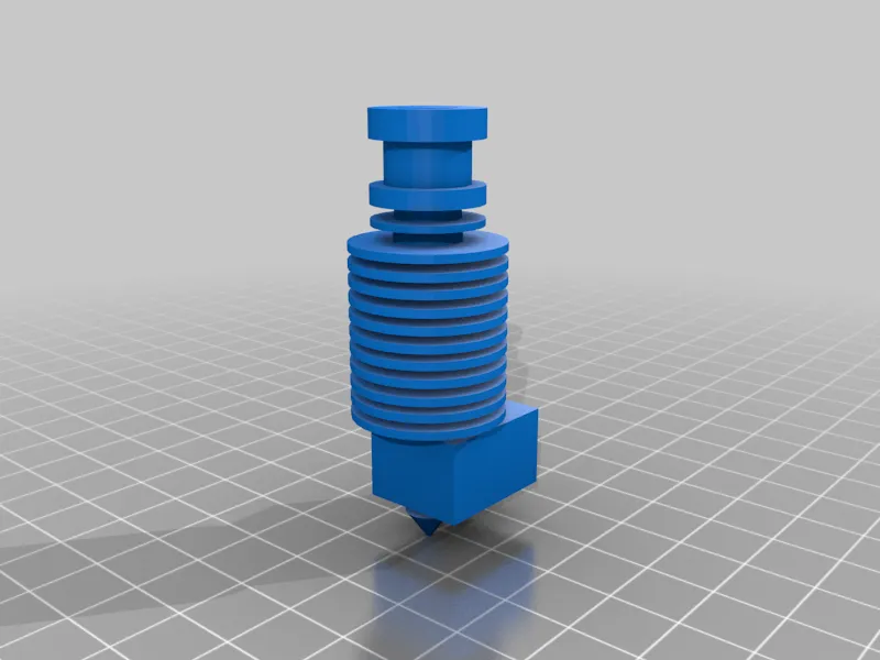 E3D V6 object with exact dimensions by goth2k | Download free STL model ...