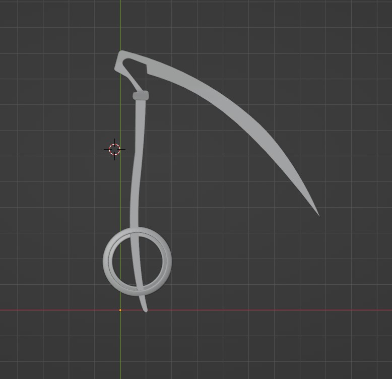 C.O.B Reaper Scythe Keychain by Druk CG | Download free STL model ...