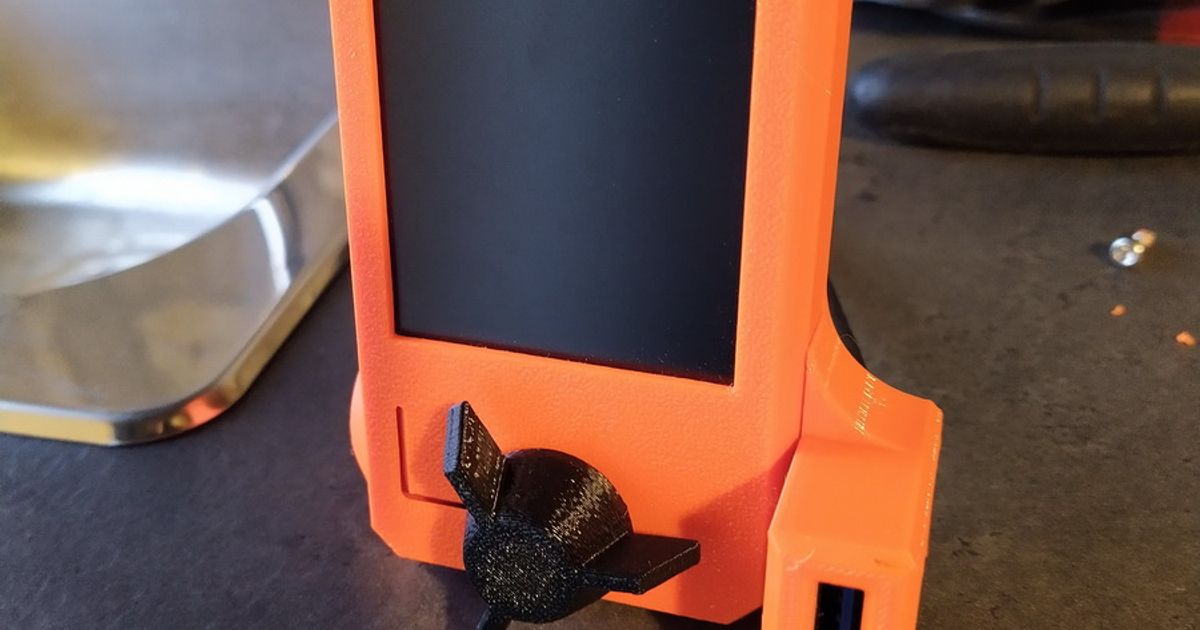 Prusa Mini+ display back cover with USB by Antoine | Download free STL ...