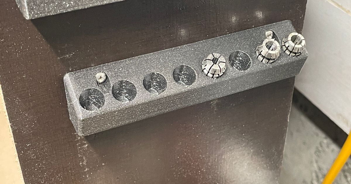 Magnetic Collet Holder for ER11 Collets by Martin_au | Download free ...