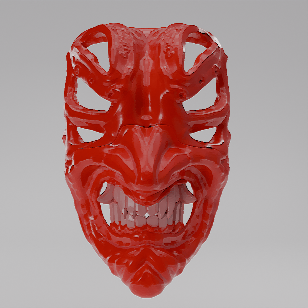 6 eye oni mask #1 by b41dur | Download free STL model | Printables.com