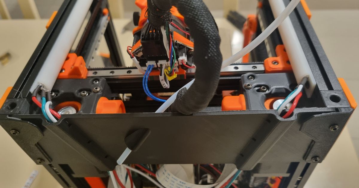 Voron 0 Chamber LED strip wire channel back plate with URBI by ...