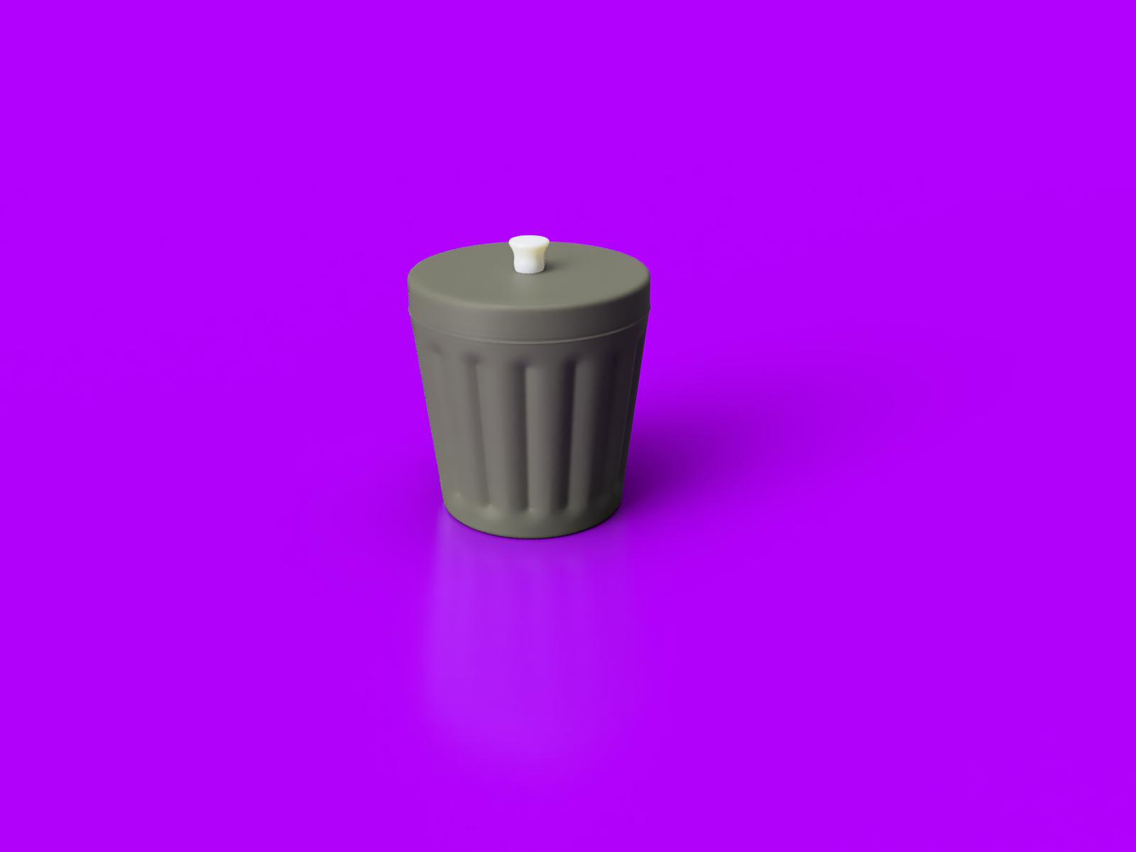 Trash Can (Vas mode) by priyan | Download free STL model | Printables.com