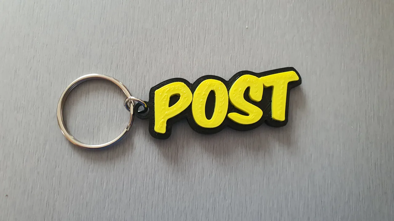 Post Keychain by Timos 3D-Druck | Download free STL model | Printables.com