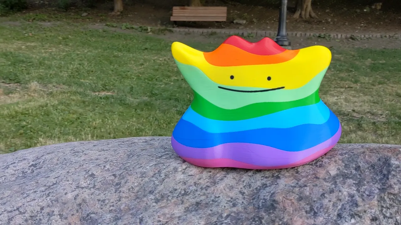 Rainbow Ditto by 3DPrintDogs | Download free STL model | Printables.com