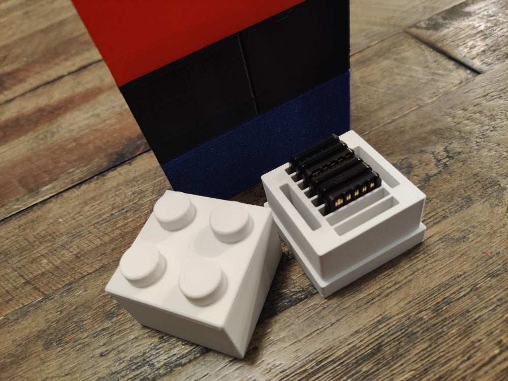 Simple LEGO Brick Style Stackable Boxes by RT3D | Download free STL ...